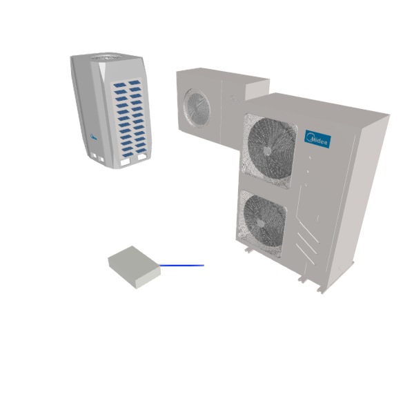 Installation HVAC Midea - BIMserver.center