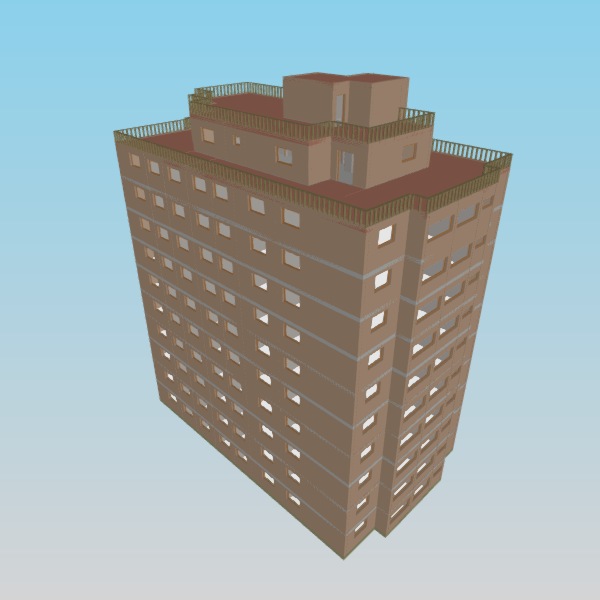 Edifício Habitacional 11 Pisos - BIMserver.center