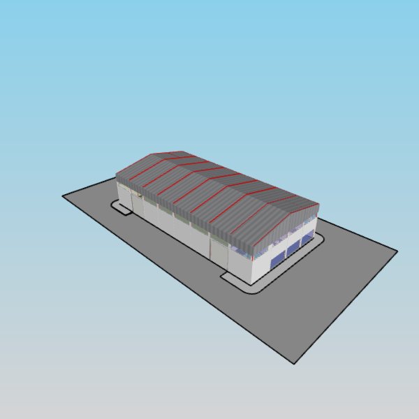 Industrial Warehouse - BIMserver.center