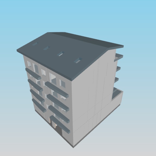 Arch_Edificio plurifamiliar - BIMserver.center