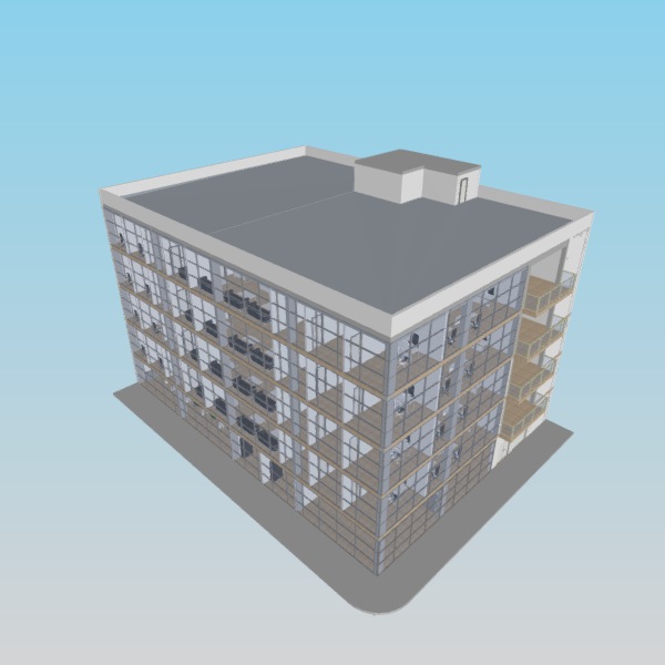 Arch_Edificio de oficinas - BIMserver.center