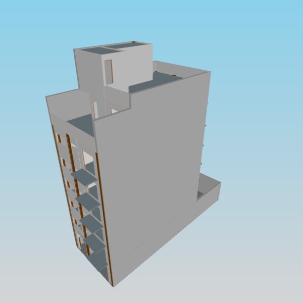 EDIFICIO DE 6 NIVELES EN ENTORNO BIM - BIMserver.center