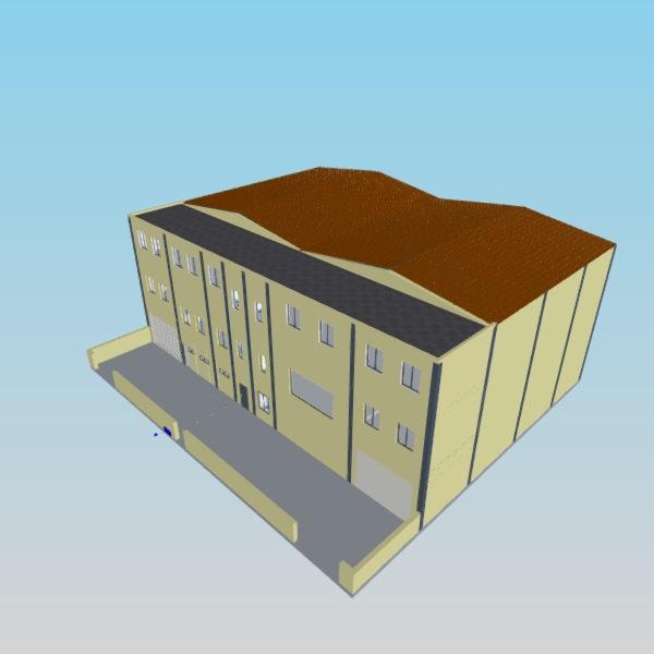 22124 - Nave Producción Pizzas Congeladas - BIMserver.center