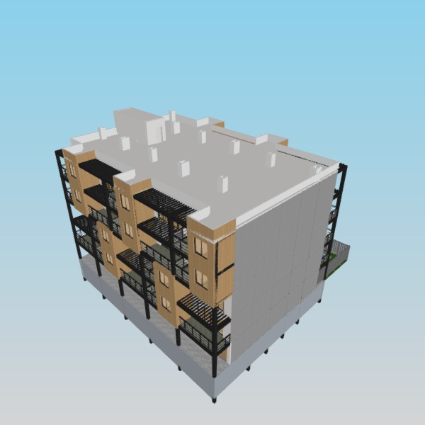 Estudios - Bloque entre Medianeras - BIMserver.center