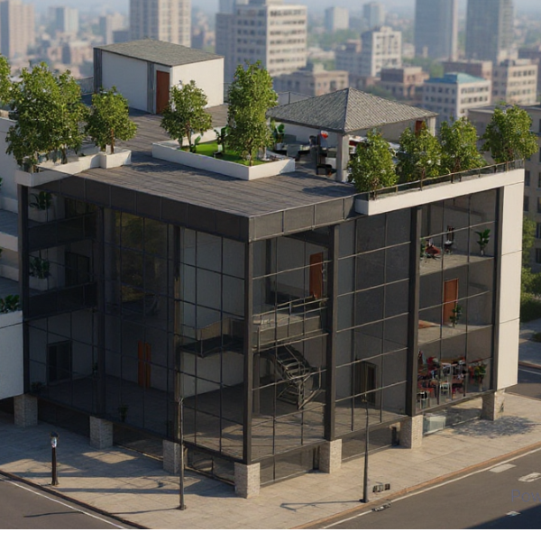 Proyecto de Oficinas y Cafetería - BIMserver.center