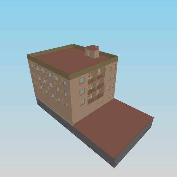 Edificio de viviendas plurifamiliar -B4T1 - BIMserver.center